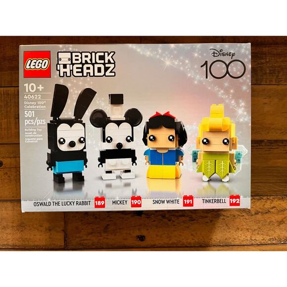 Lego | Toys | Lego Disney 0th Celebration Brickheadz Mickey Tinkerbell ...